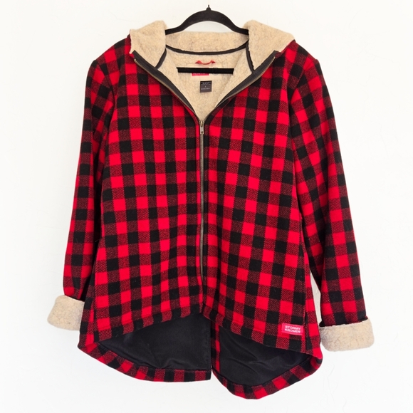 Stormy Kromer | Jackets & Coats | Stormy Kromer Red Black Buffalo Check ...